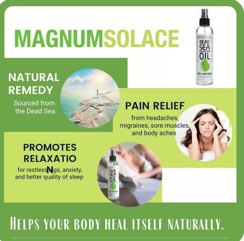 Magnesium Oil Spray - Magnum Solace | Wildflower